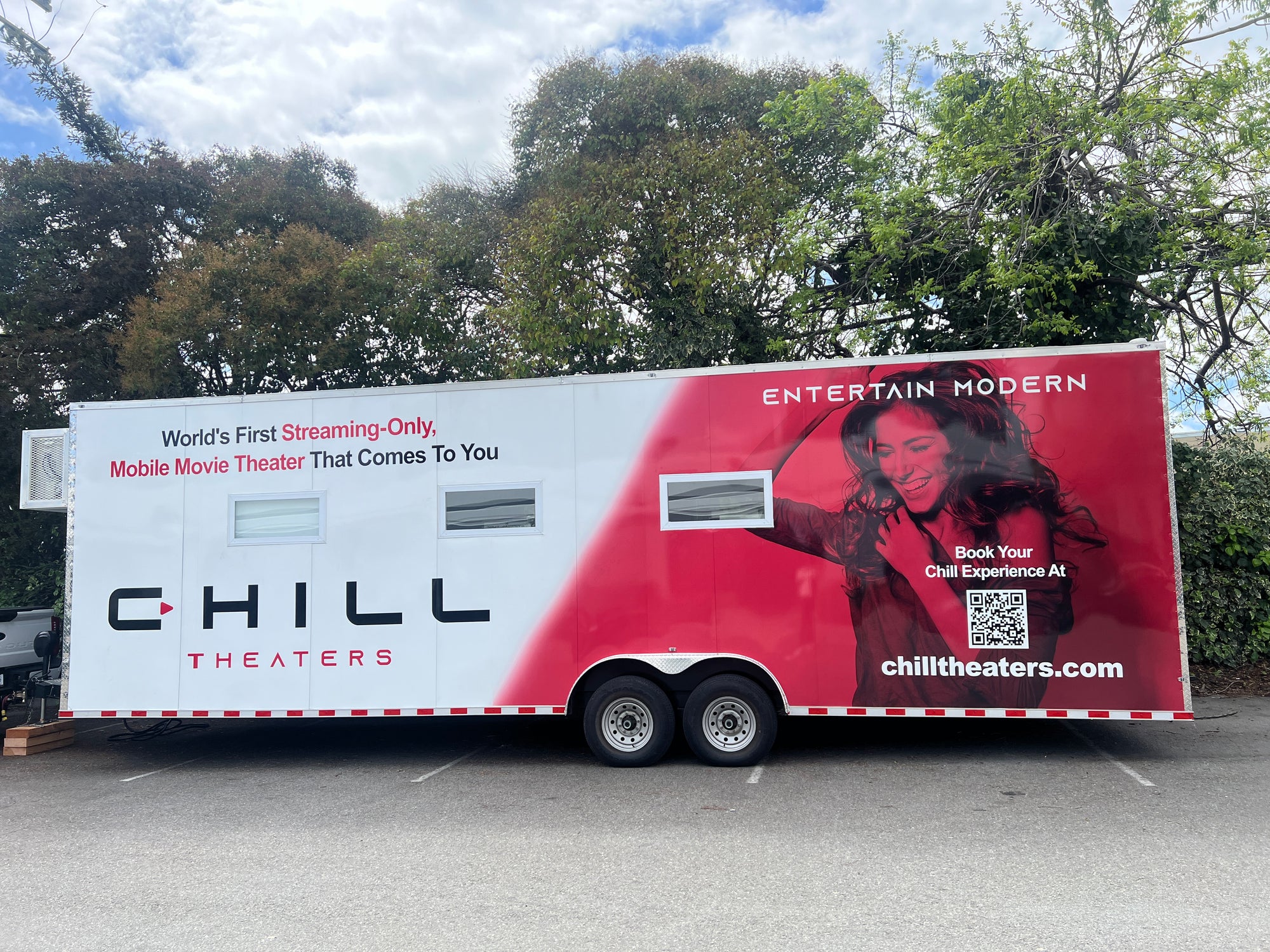 World's First Mobile Movie Theater Van | Chill Theaters